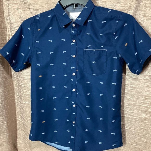 Craft + Flow | Shirts & Tops | Craft Flow Boys Shirt Short Sleeve Navy ...